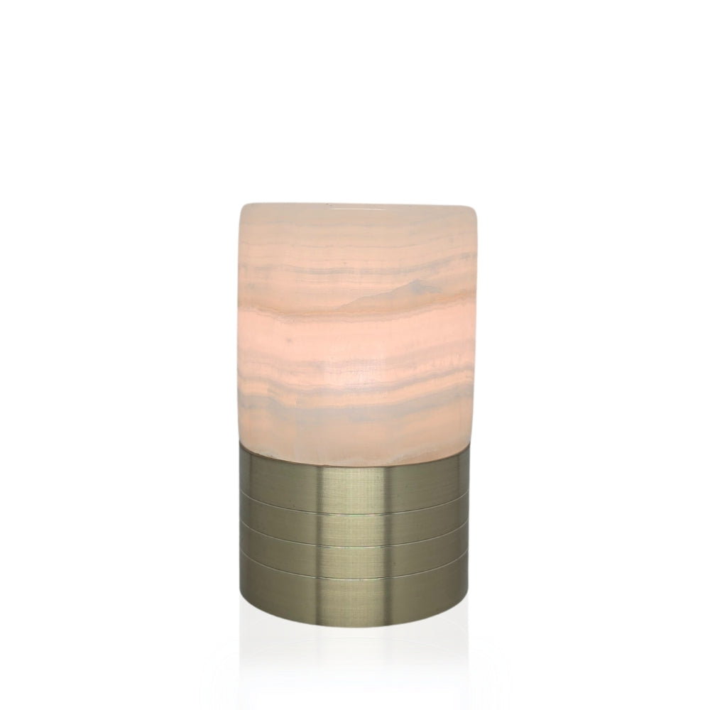 Shop Filini Cinnamon Table Lamp Made from Natural Stone Material