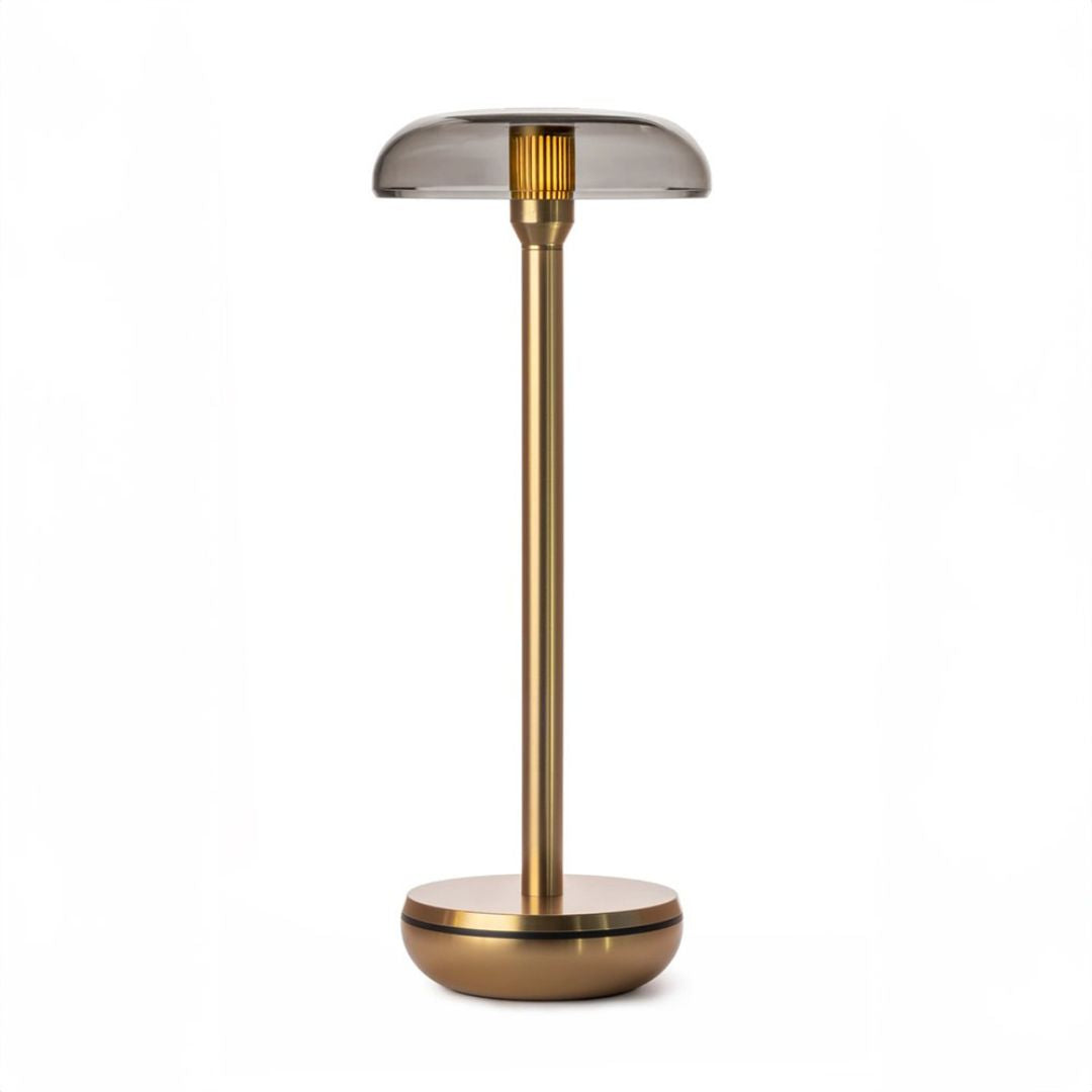 Humble Air Table Lamp (Gold/ Smoked) - tableLights.com